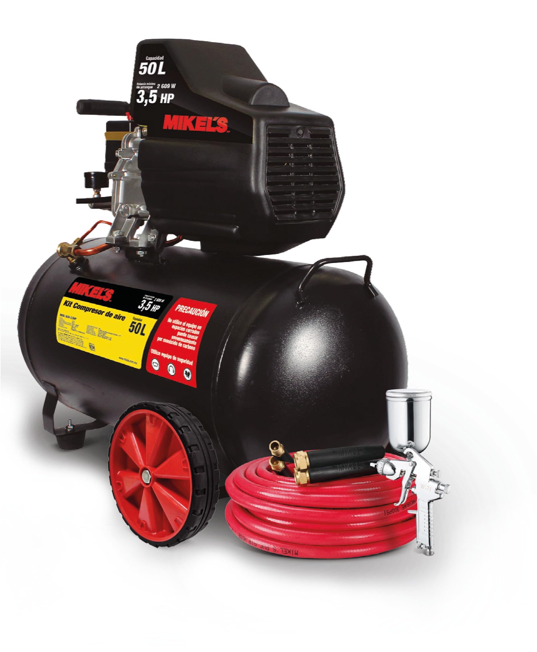 MIKEL´S KCA-3.5HP Compresor de aire 3.5 HP con Kit Neumático : Amazon ...