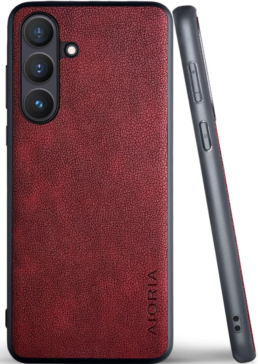 Amazon.com: AIORIA for Samsung Galaxy S25 FE Case Premium Leather Cover ...
