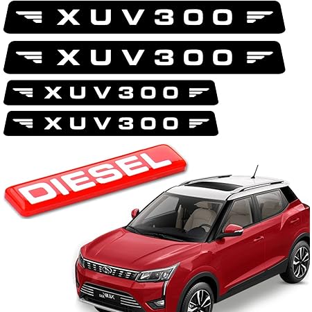 CarMetics XUV 300 Anti Scratch Stickers (Stickers Vinyl Decals Exterior ...