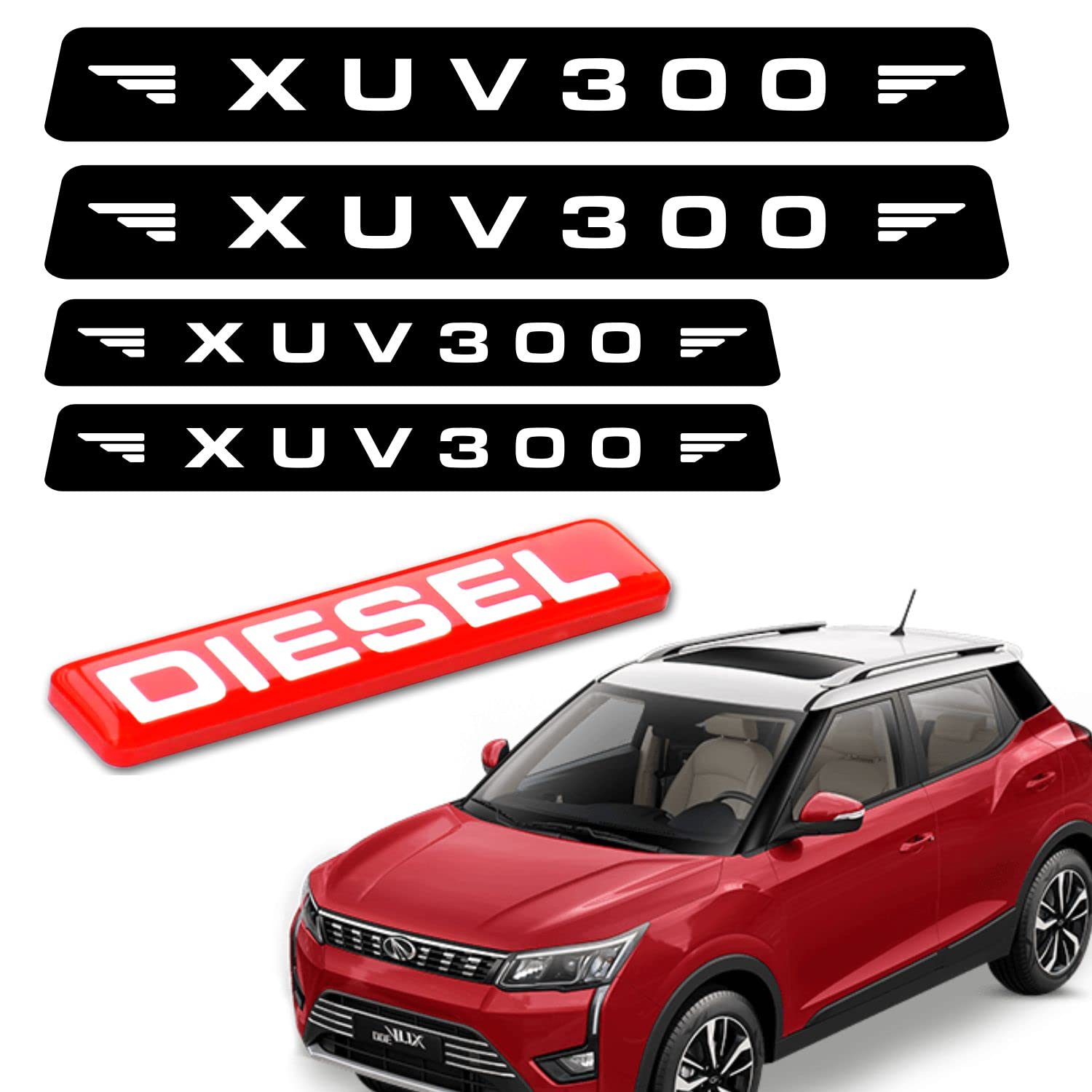 CarMetics XUV 300 Anti Scratch Stickers (Stickers Vinyl Decals Exterior ...
