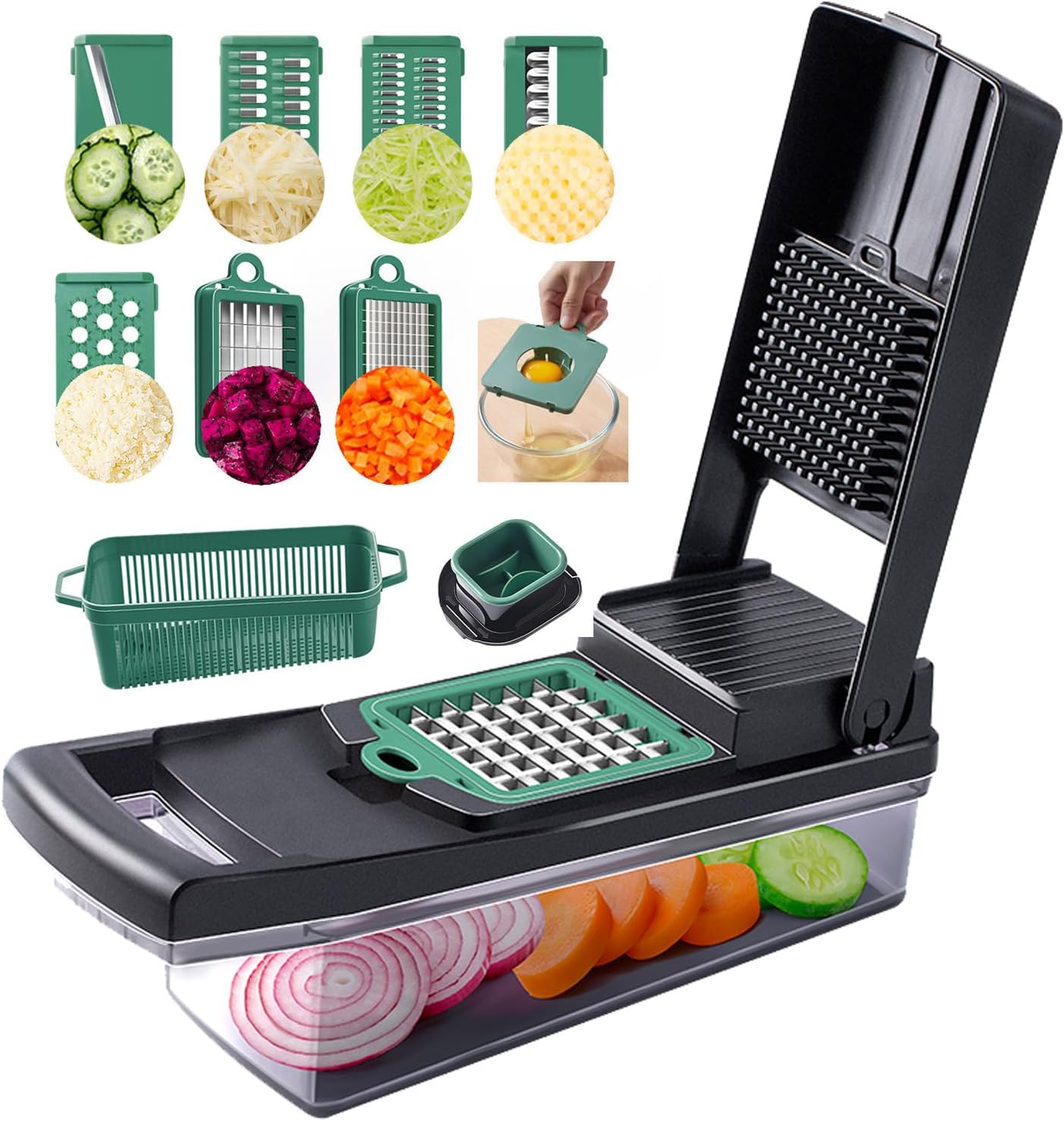 Amazon.com: EVIOTECHLI Vegetable Chopper,onion chopper,salad chopper ...