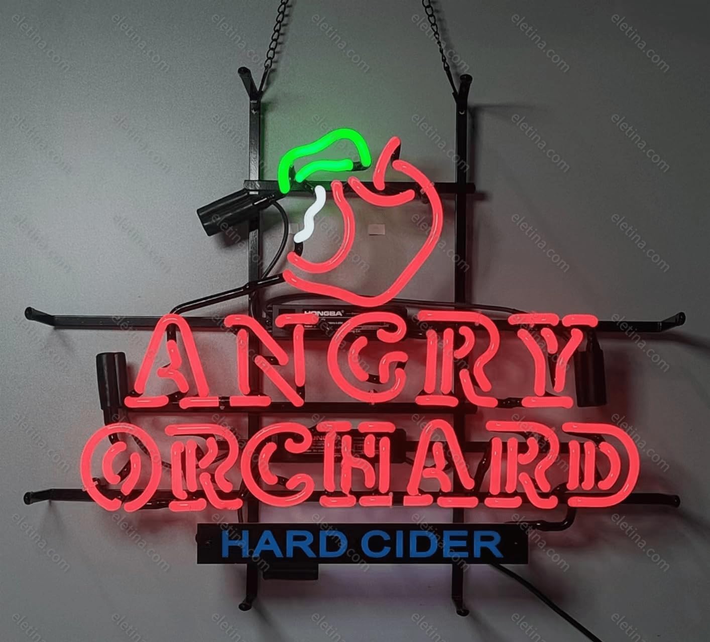 Amazon.com : Neon Signs Beer Bar Bedroom Angry Orchard Hard Cider Sign ...
