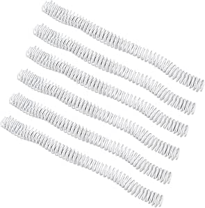 Amazon.com : 100PCS Spiral Binding Spines, Wire Binding Spines A4 Paper ...