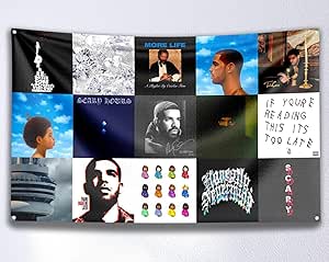 Amazon.com: Rapper Flag Tapestry Music Album Cover Collage Tapestry ...