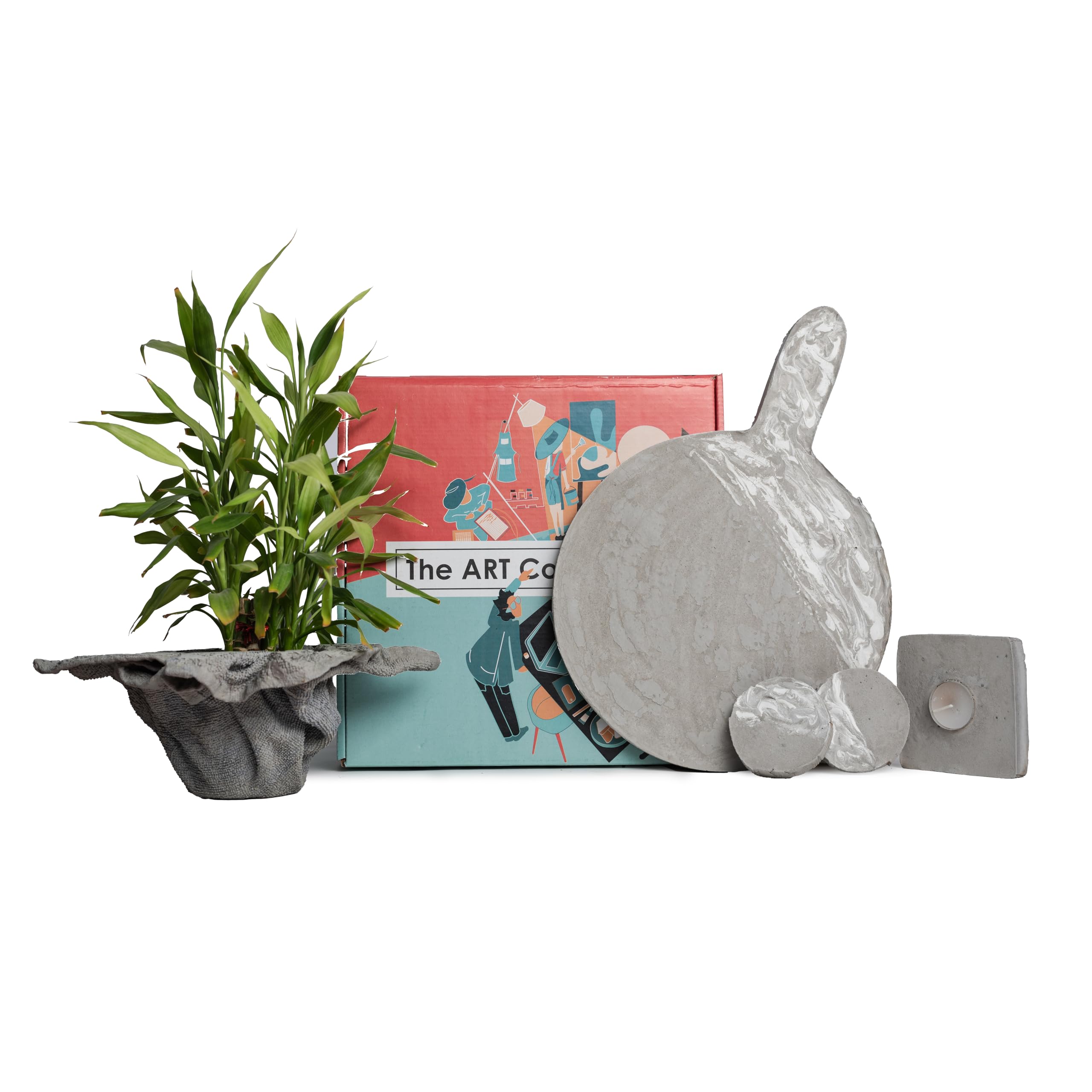 The Art Container | Concrete Platter Kit | Craft Your Own: Concrete ...