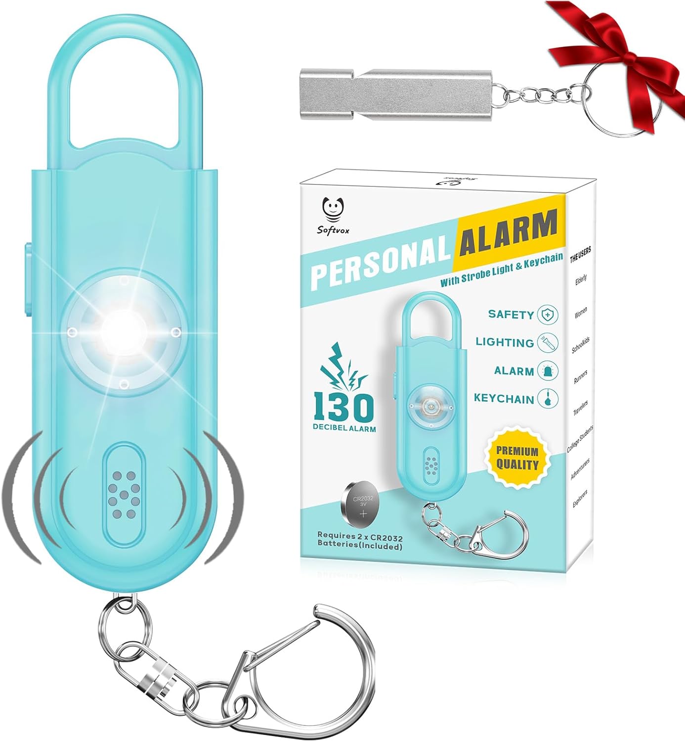 Amazon.com: softvox Safe Sound Personal Safety Alarm for Women ...