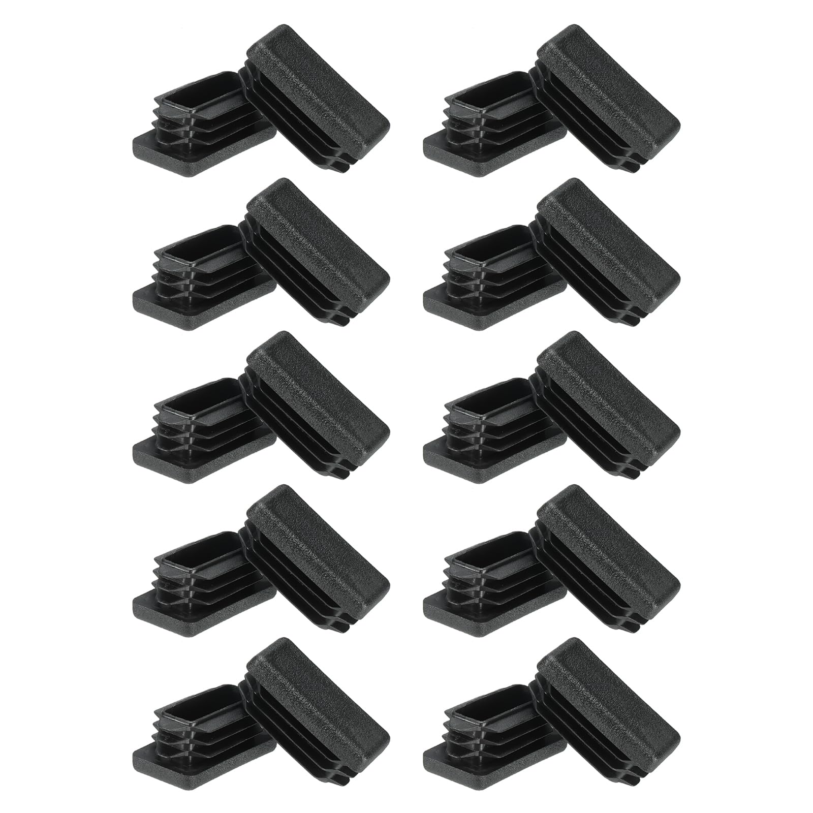 PATIKIL Rectangle Plastic Hole Plugs 0.8×0.7inch, 20 Pack Tubing Insert ...
