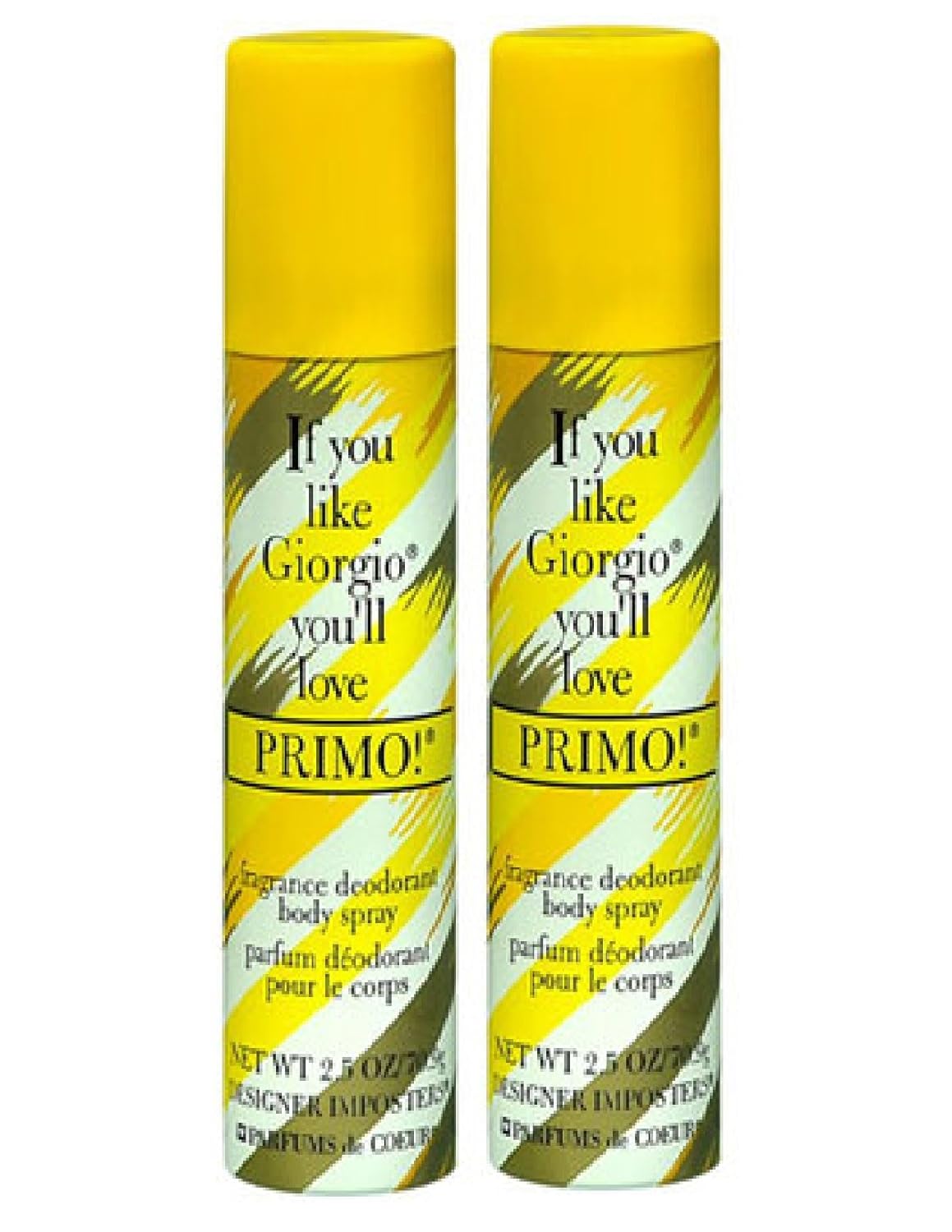 Amazon.com : PRIMO BODY SPRAY- PACK OF 2 : Beauty & Personal Care
