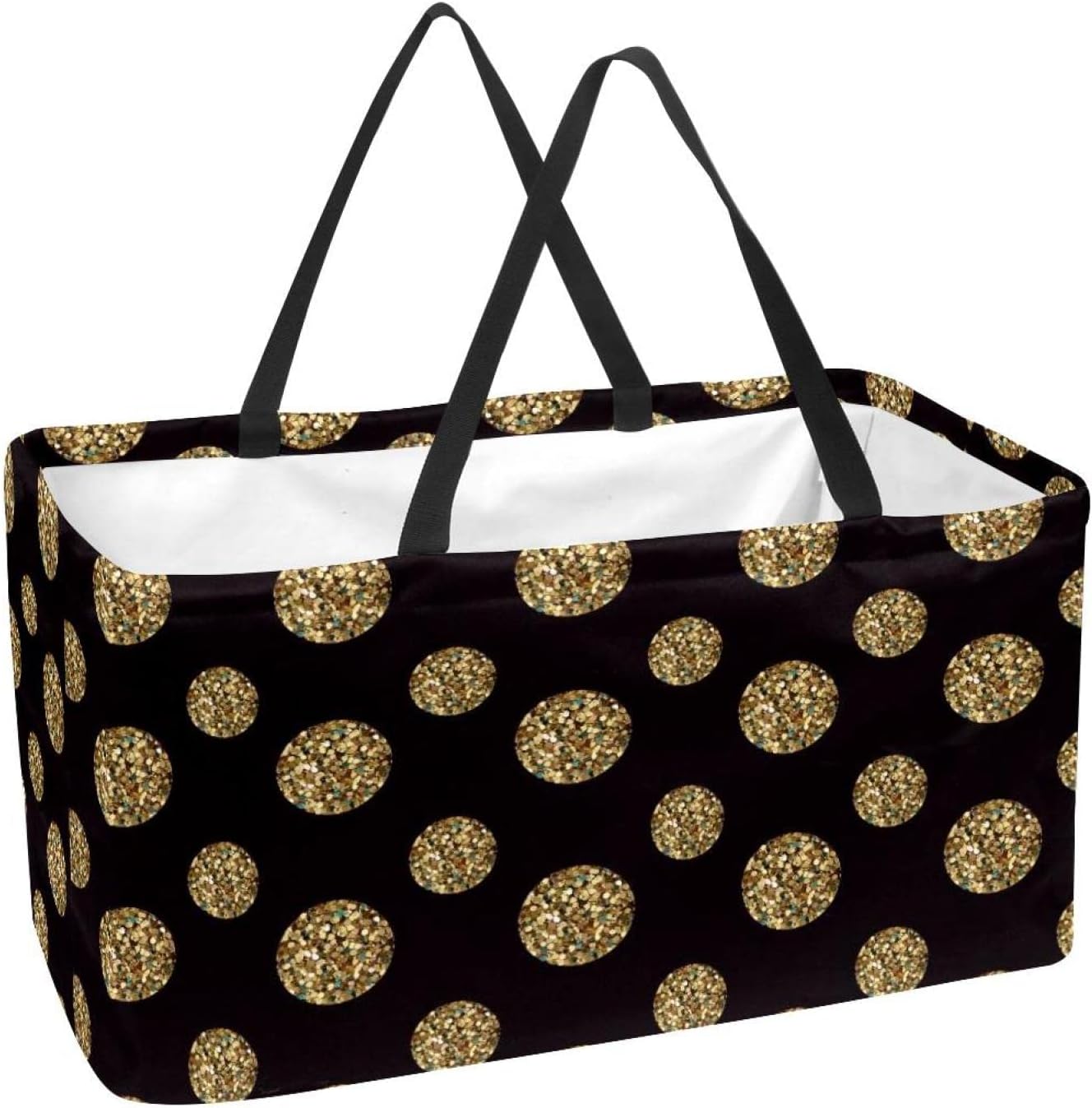 Amazon.com: Reusable Grocery Shopping Bag, Heavy Duty Collapsible ...