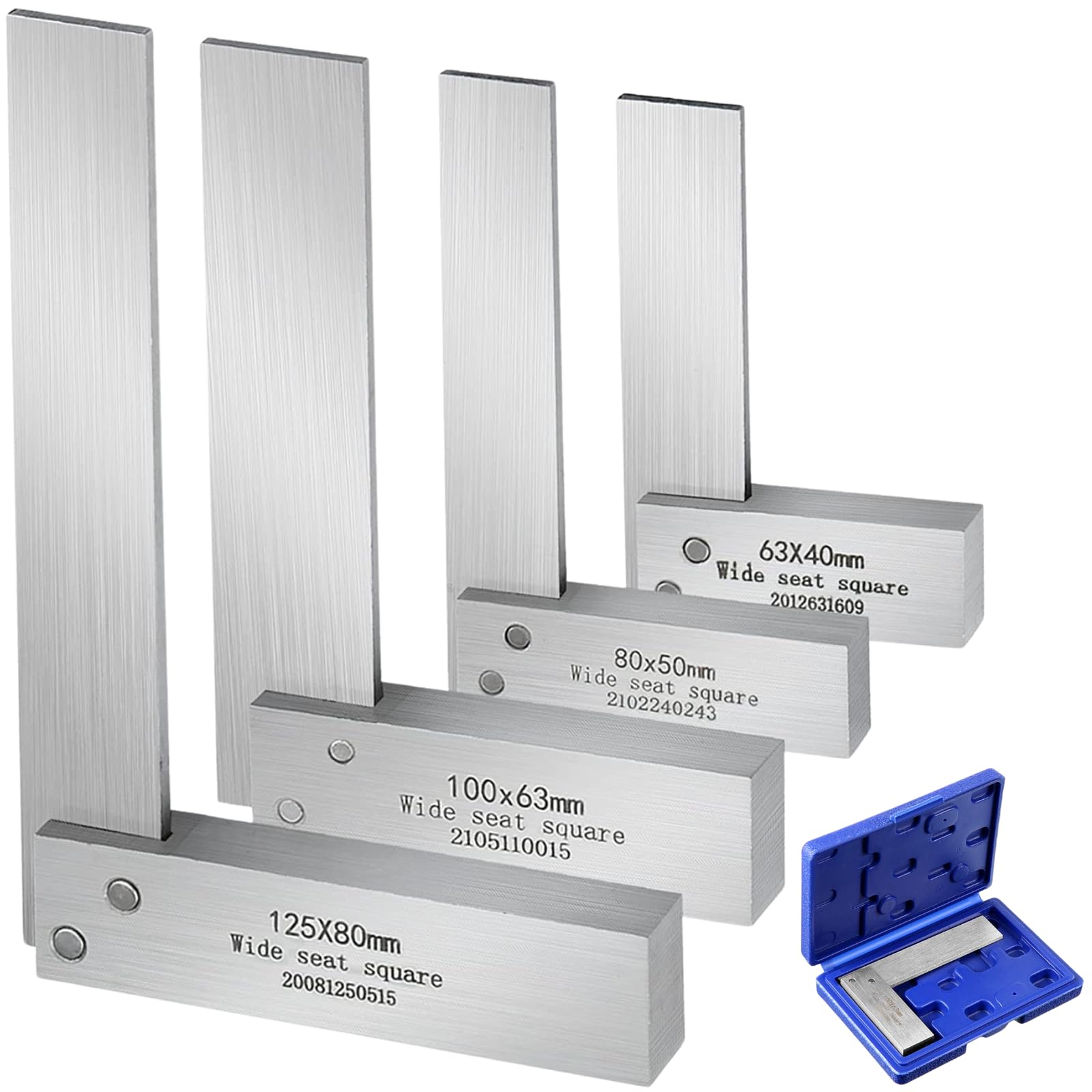 Lancisism Machinist Square Set 2, 3, 4, 5 Inch, Precision Engineer Wide ...