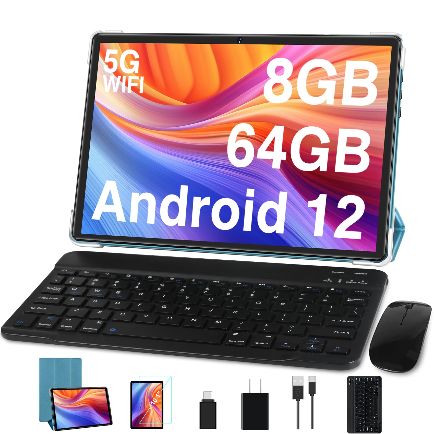 Snapklik.com : DMOAO Tablet Android 12 Tablet 2024 Latest Octa-Core ...