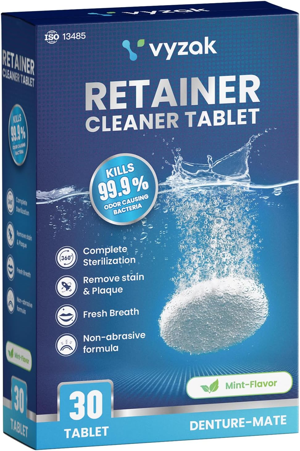 Amazon.com : Retainer & Denture Cleaner Tablets - 1 Months Supply (36 ...