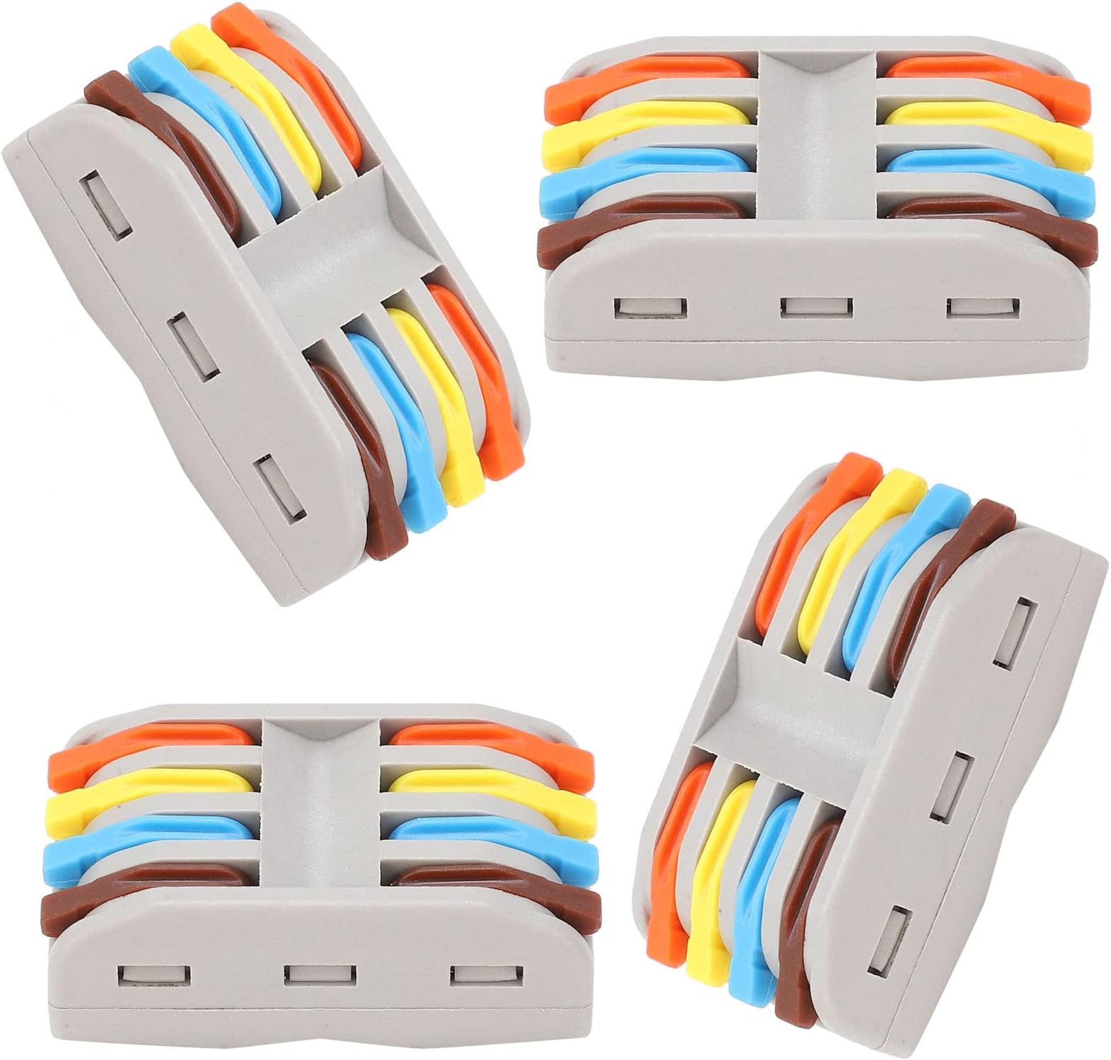 WOODTULA 4 to 4 inline Wiring Cable Connectors - Quick connectore ...