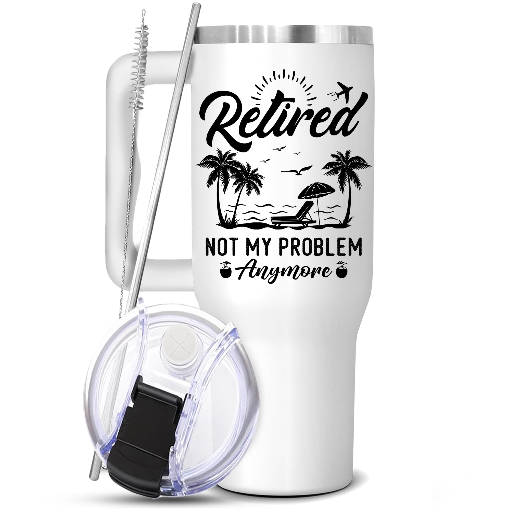 Amazon.com | DOTAOKACI Retirement Gifts For Women Men - Retired Tumbler ...