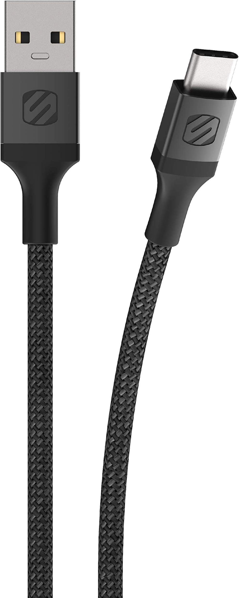 Amazon.com: Ventev ChargeSync Braided Alloy USB Type-C Cable | USB A-C ...