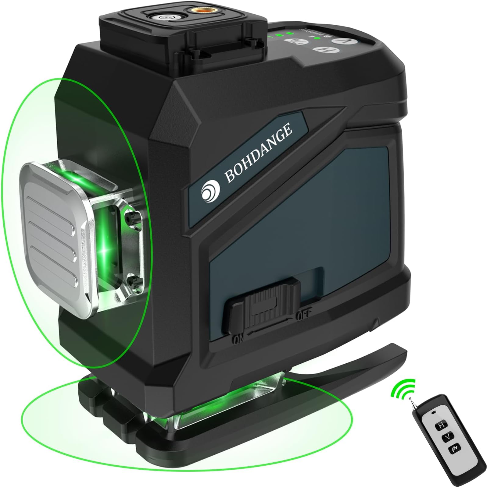 Leveling Laser Level Tool with 360°Magnetic L-shaped Bracket&Laser ...