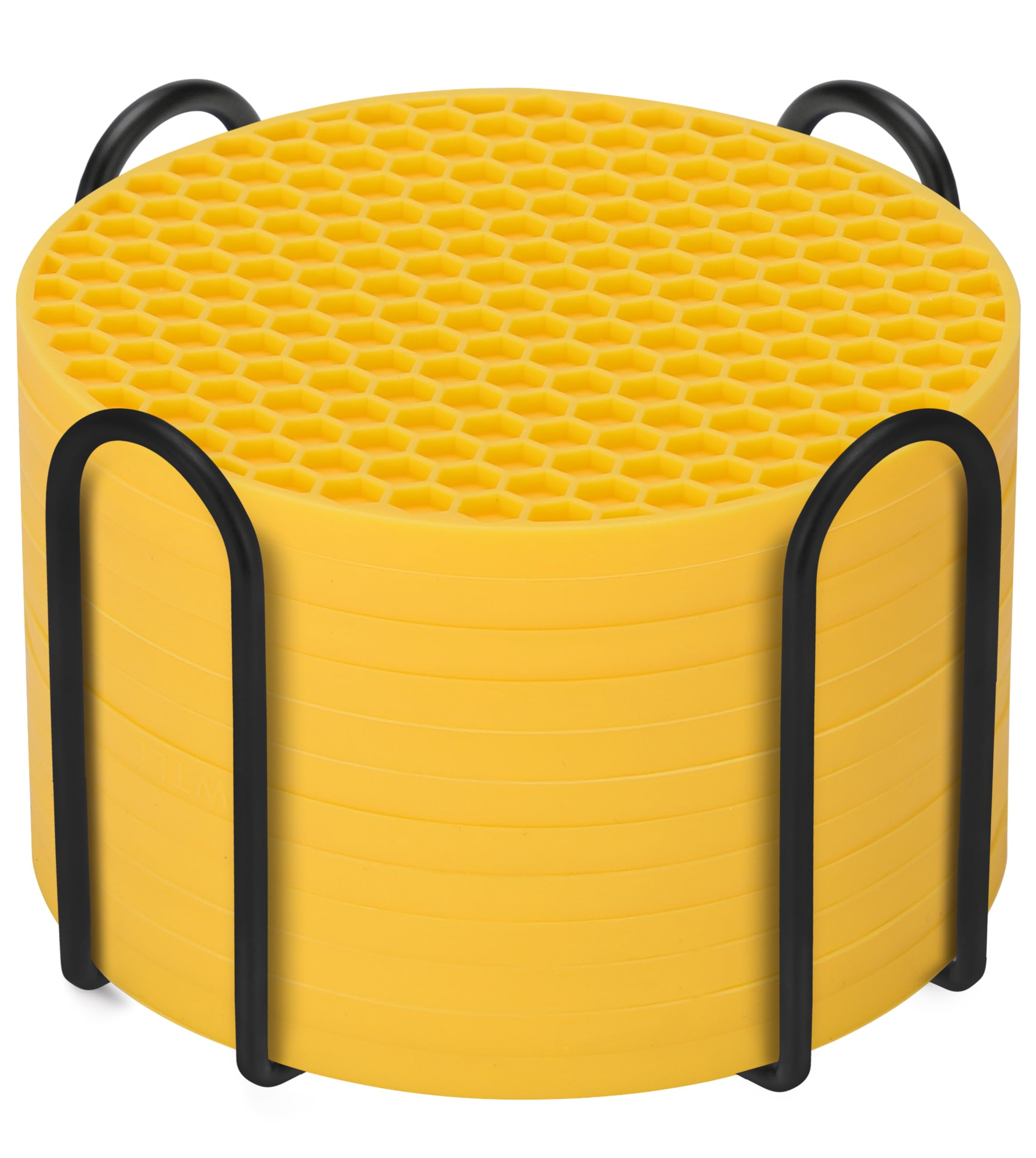 Amazon.com: Silicone Coasters Set of 12 with Holder,Coasters for Drinks ...