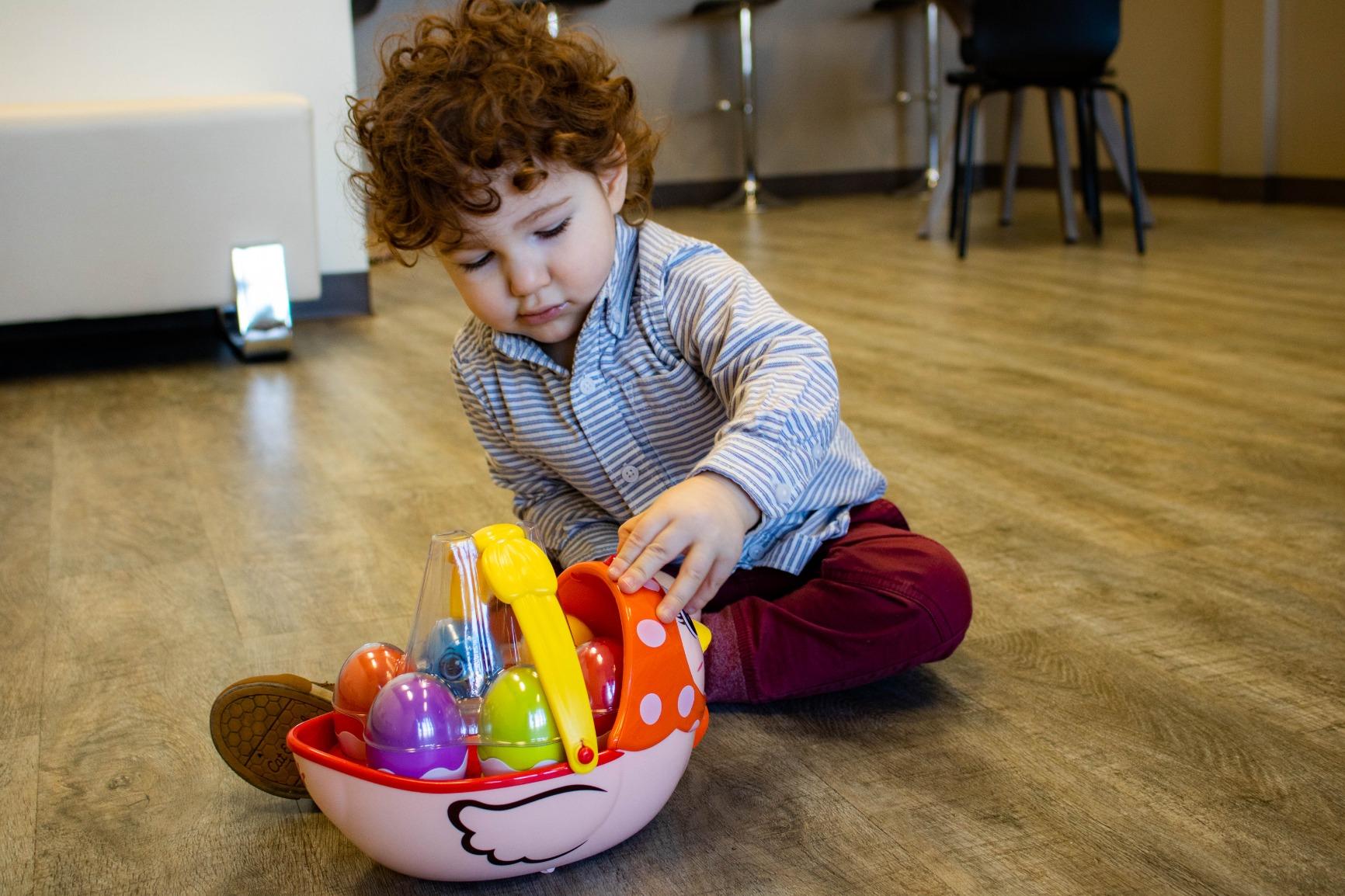 Amazon.com: Vatos Baby Easter Egg Toy, Toddler Easter Basket for 1 2 3 ...