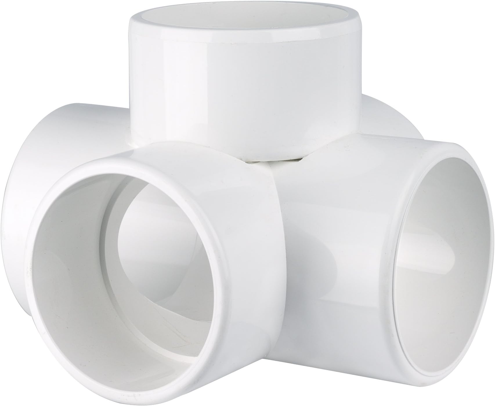 Amazon.com: 2PCS 1-1/2 Inch SCH40 5 Way Cross PVC Connector Elbow Pipe ...