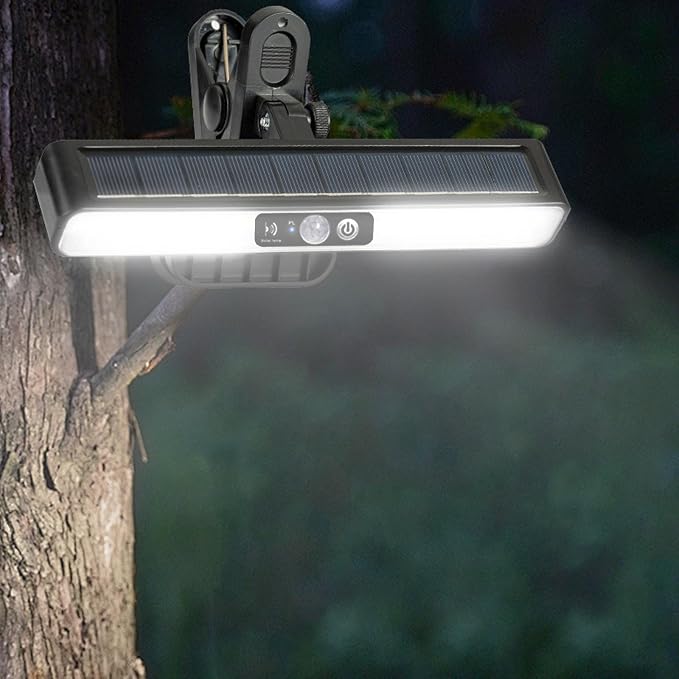 CENGNIAN Clip On Solar Motion Lights Outdoor Waterproof, 1 Pack Fence ...