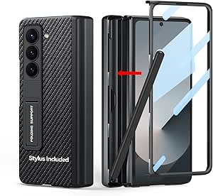 Amazon.com: Libeagle for Samsung Galaxy Z-Fold-6 Case: Built in Hidden Fold 6 New Slim S Pen ...