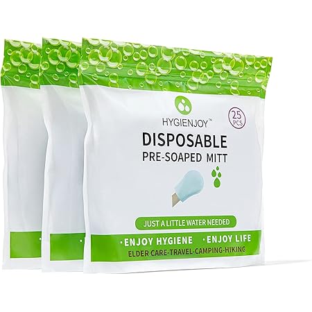 Amazon.com: Scrubzz Disposable No Rinse Bathing Wipes - All-in-1 Single ...