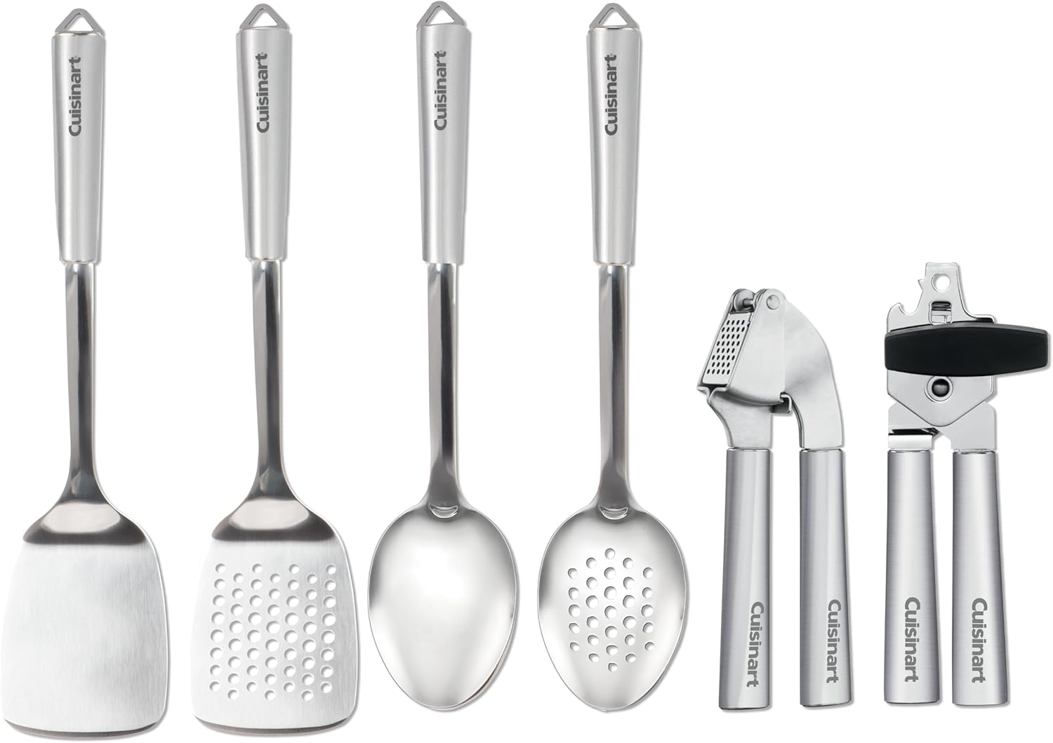 Cuisinart 6-Piece Stainless Steel Kitchen Utensils Set, Fusion Pro Collection (CTG-14-6PTC ...