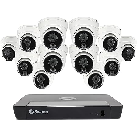 Amazon.com: Swann Cameras for Home Security with 4TB HDD, 16 Channel 10 ...