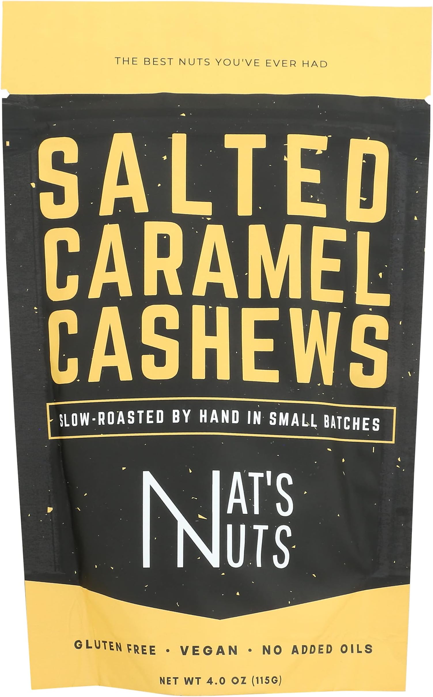 Amazon.com : Nat's Nuts Salted Caramel Cashews, 4 OZ : Grocery ...