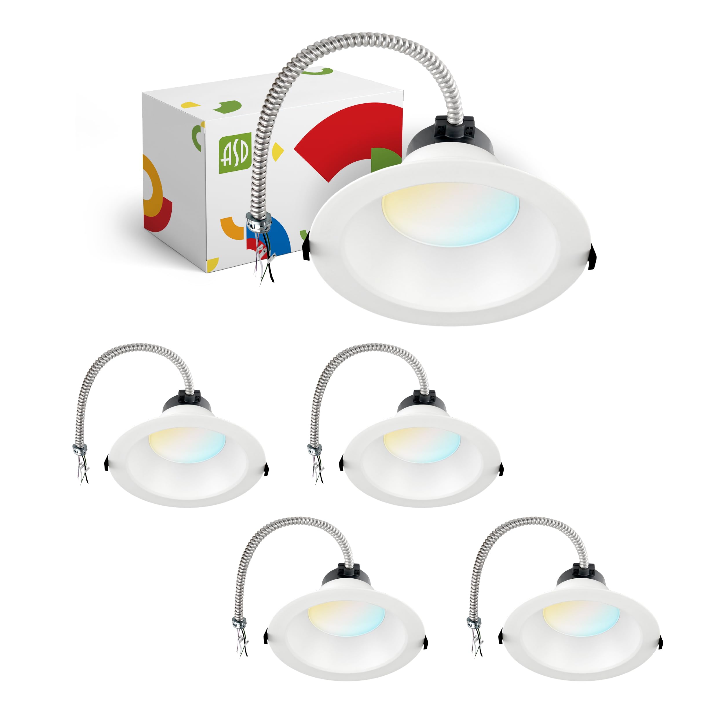 ASD Commercial LED Downlight 8 Inch, Power Adjustable Downlights 16/22 ...