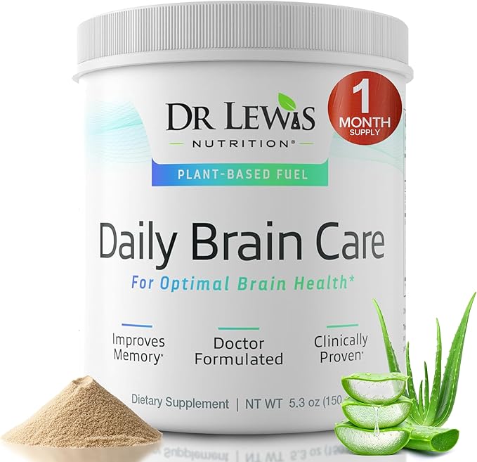 Amazon.com: Brain Supplements for Memory and Focus – Dr Lewis Daily ...