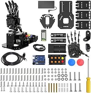 Amazon.com: Robot Hand with Arduino Open Source AI Bionic Robotic Hand ...