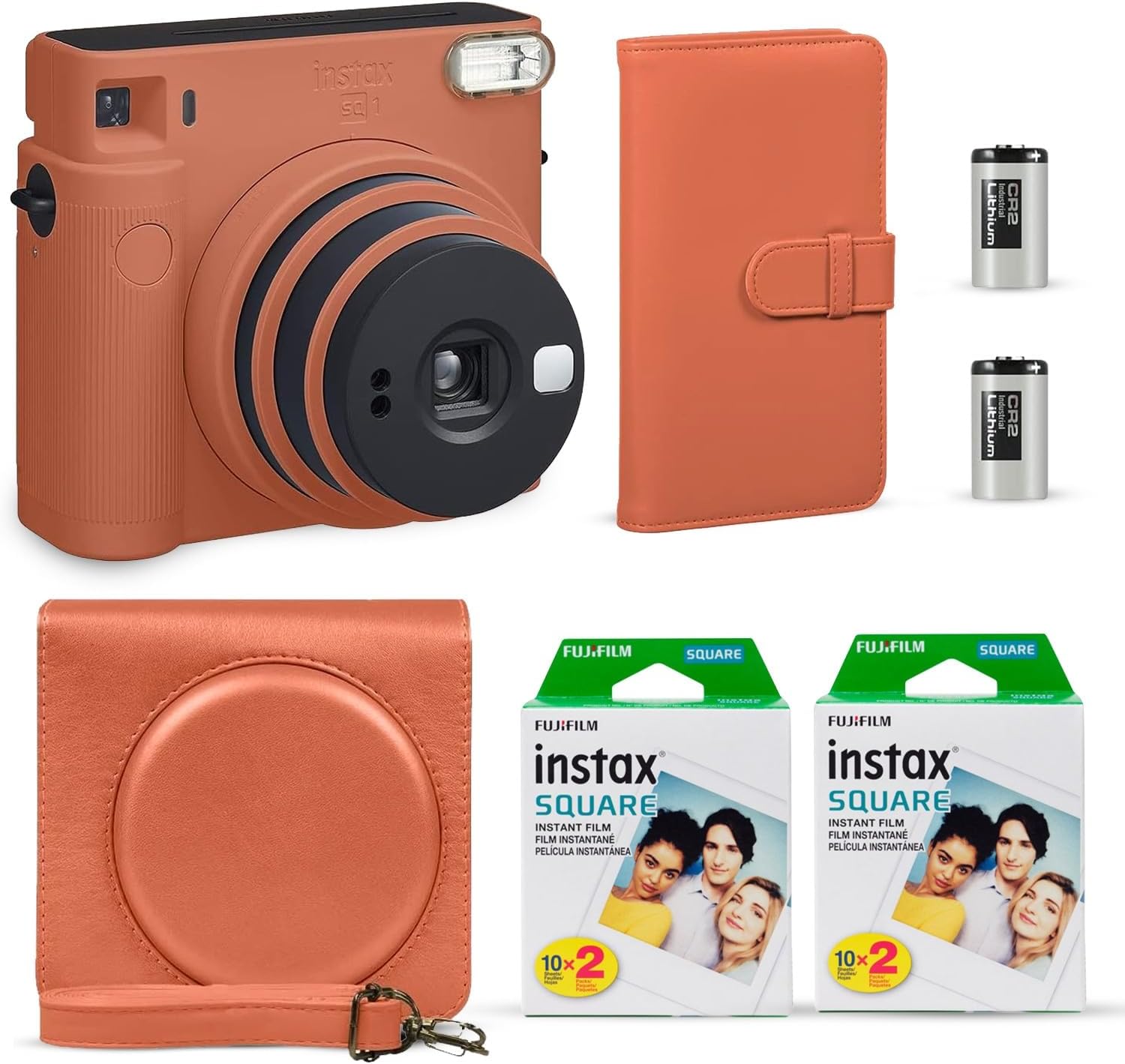 Amazon.com : Fujifilm Instax Square SQ1 Instant Camera - Terracotta ...