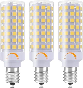 TAIYALOO Dimmable E12 LED Candelabra Bulbs C7, E12 60 Watt Halogen Bulb Equivalent, Natural ...