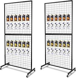 Amazon.com: NectaCol Grid Wall Panels, 2 Packs 3'x 6' Grid Wall Panels ...