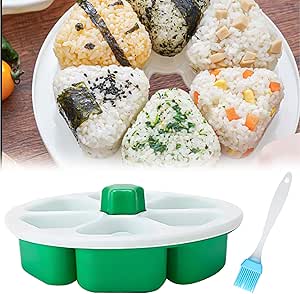 Nizirioo Triangular Sushi Set Onigiri Maker Non-Stick Onigiri Shape ...