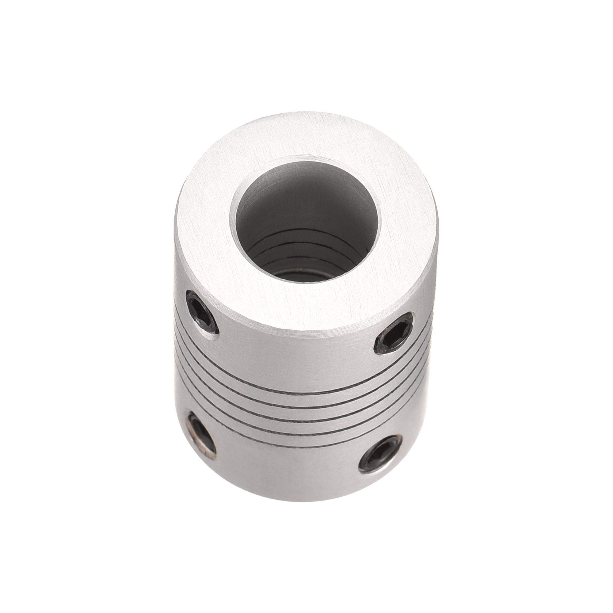 5-Pack 7mm Aluminum Shaft Couplers - Flexible Motor Connectors For CNC ...