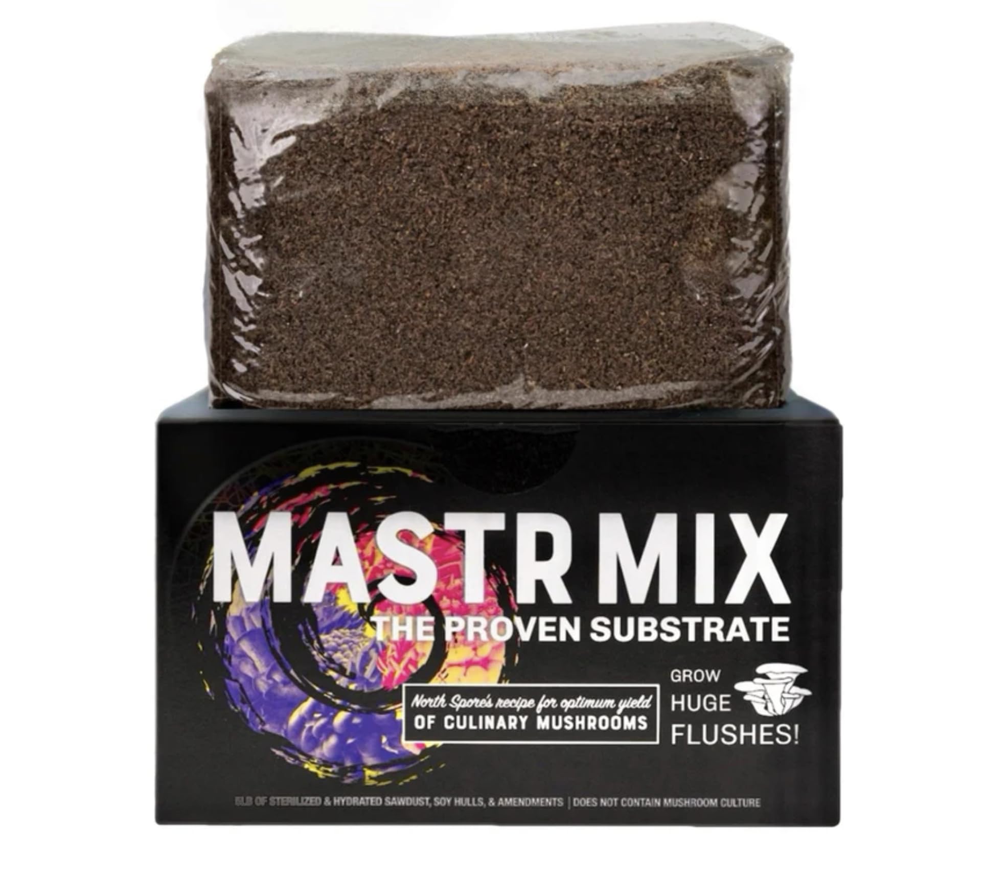 Amazon.com : North Spore 'Mastr Mix' Sterile Soyhull & Hardwood Bulk ...