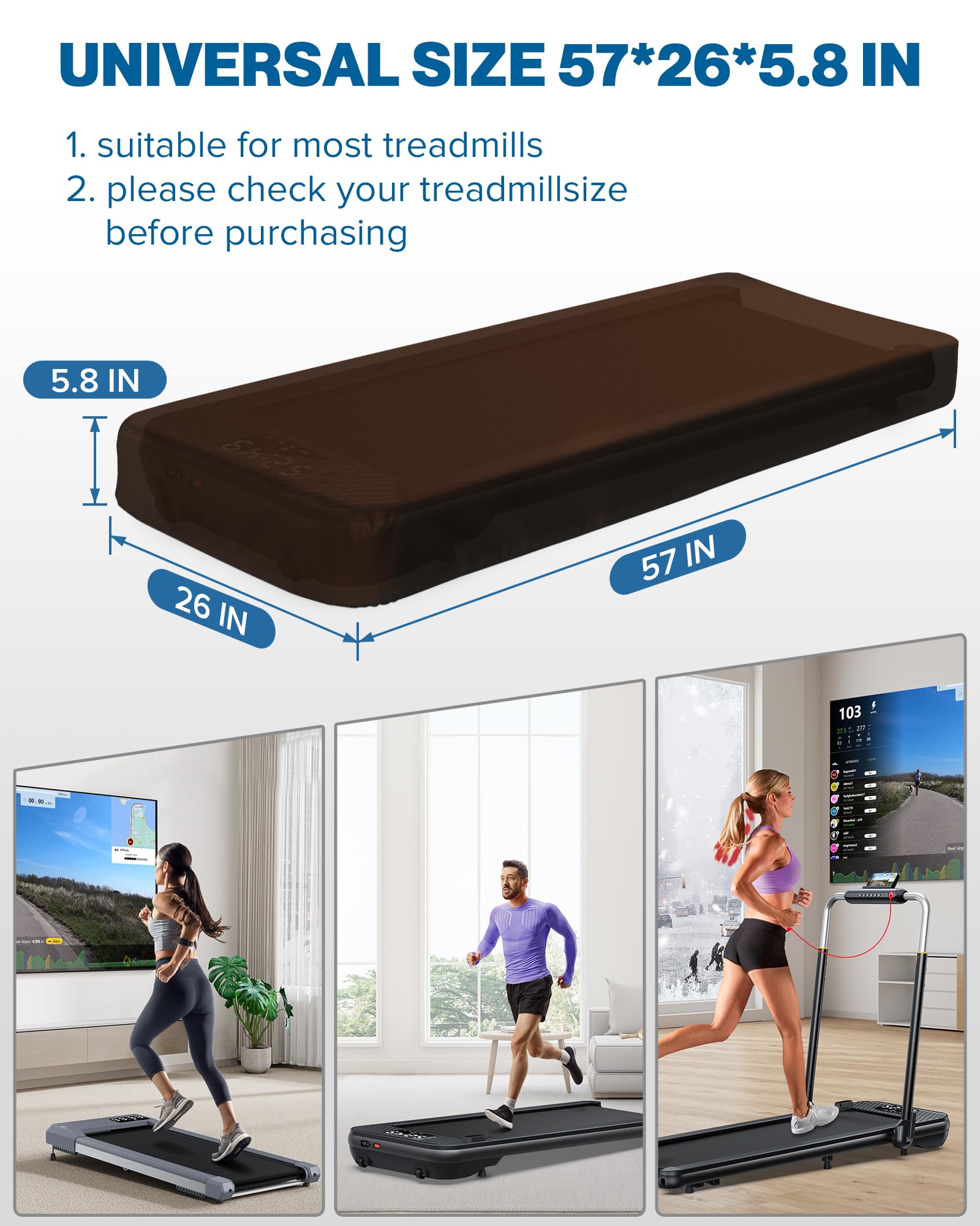 Snapklik.com : Dust Cover For Walkng Pad Treadmill