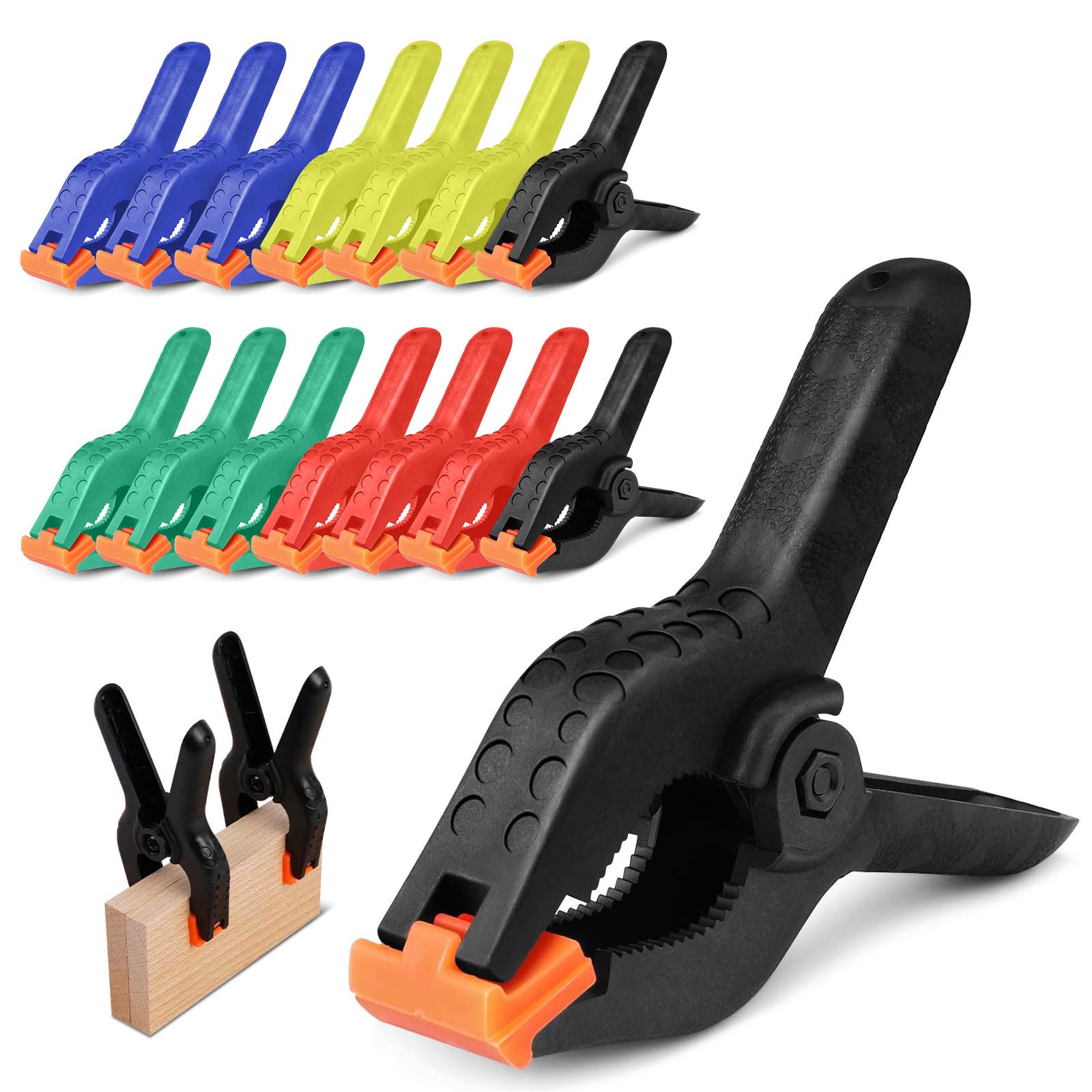 Abrazaderas de Resorte, Pinzas Spring Clamps Mini Plástico Clips En ...