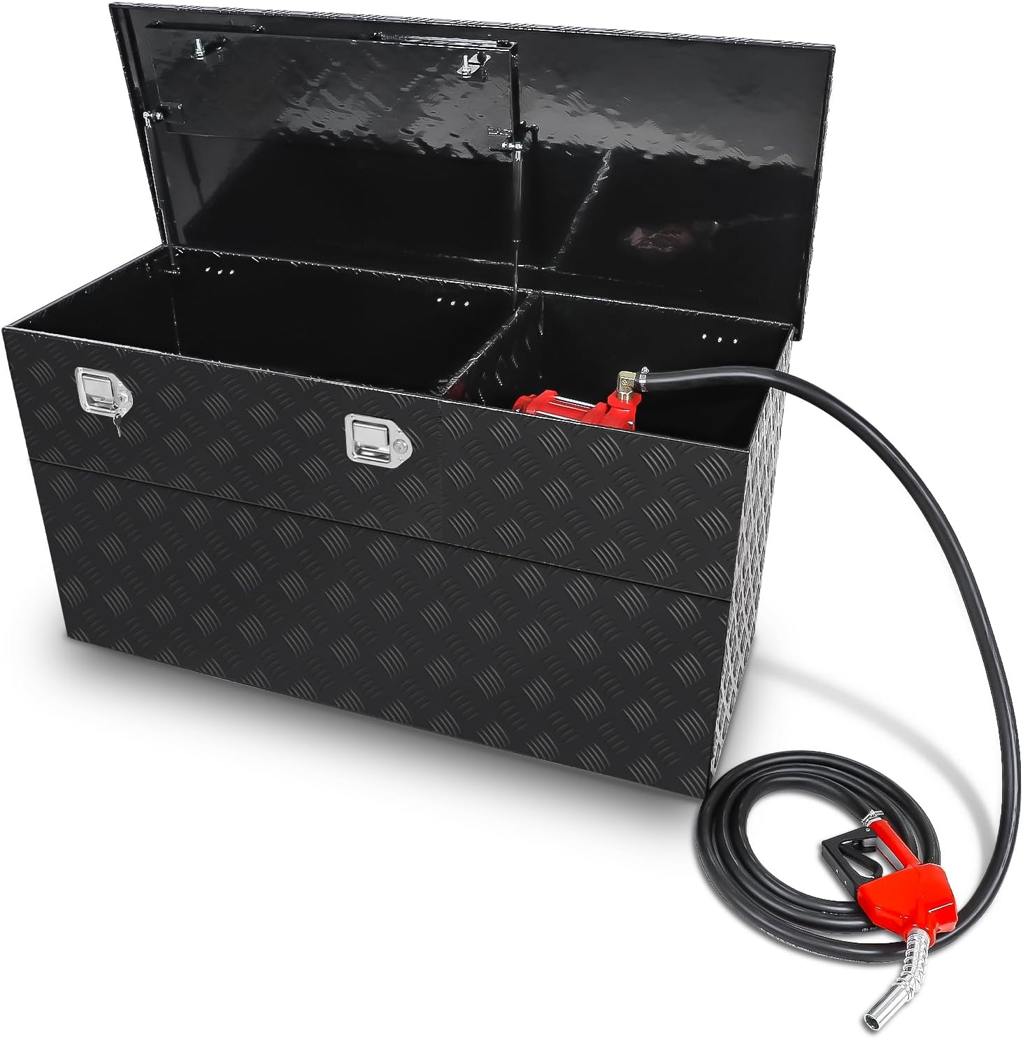 Amazon.com: Fuel Transfer/Auxiliary Tank/Toolbox Combo with 10 GPM Pump ...