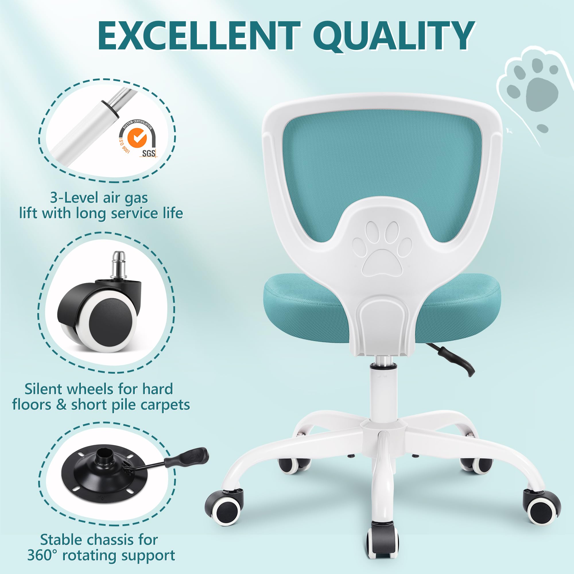 Primy Kids Desk Chair, Ergonomic Children Study Computer Chair ...