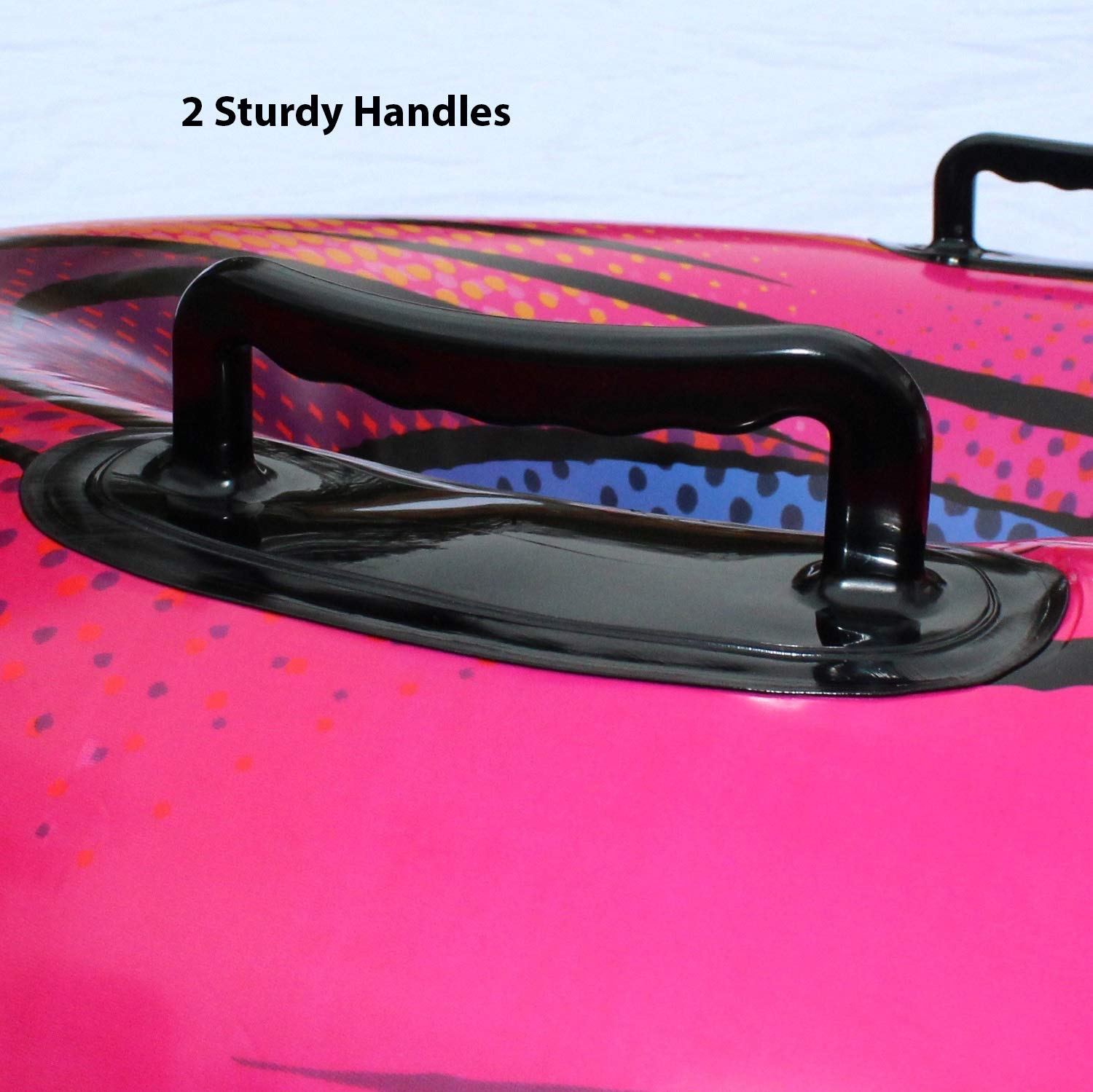 Snapklik.com : Flexible Flyer Snow Twist 2-Person Inflatable Tube Lake ...