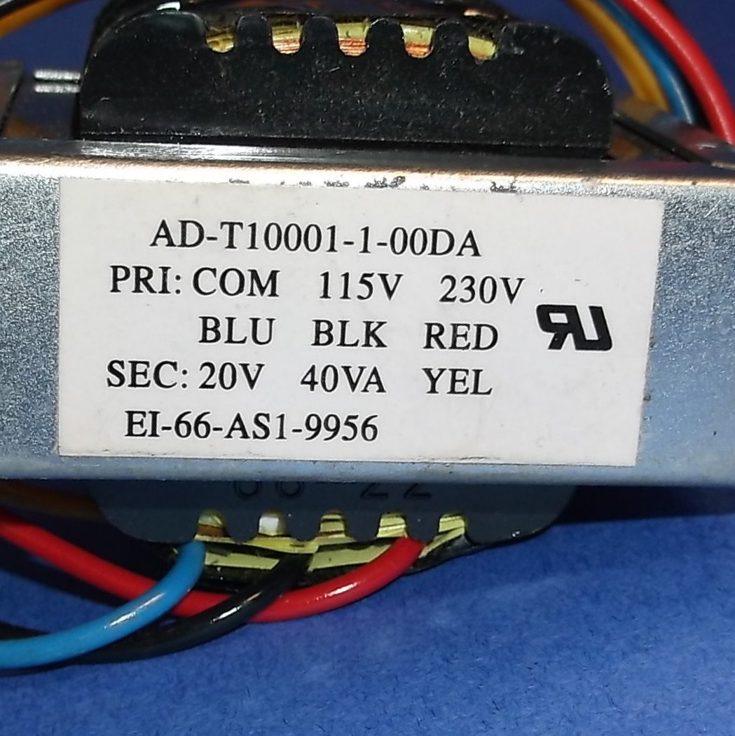 AD-T10001-1-00DA 115V 230V TRANSFORMER EI-66-AS1-9956: Amazon.com ...