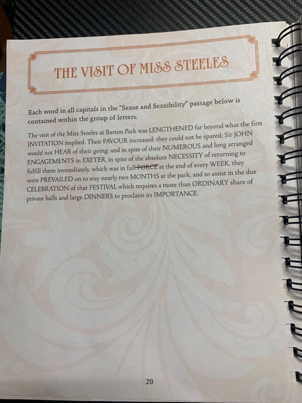 Brain Games - Jane Austen Word Search Puzzles (#2): How Well Do You ...