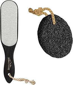 Amazon.com : Pumice Stone & Nano Surface Double-Sided Foot File ...