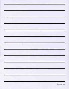 Amazon.com: Low Vision Writing Paper - Bold Line -1 pad : Office Products