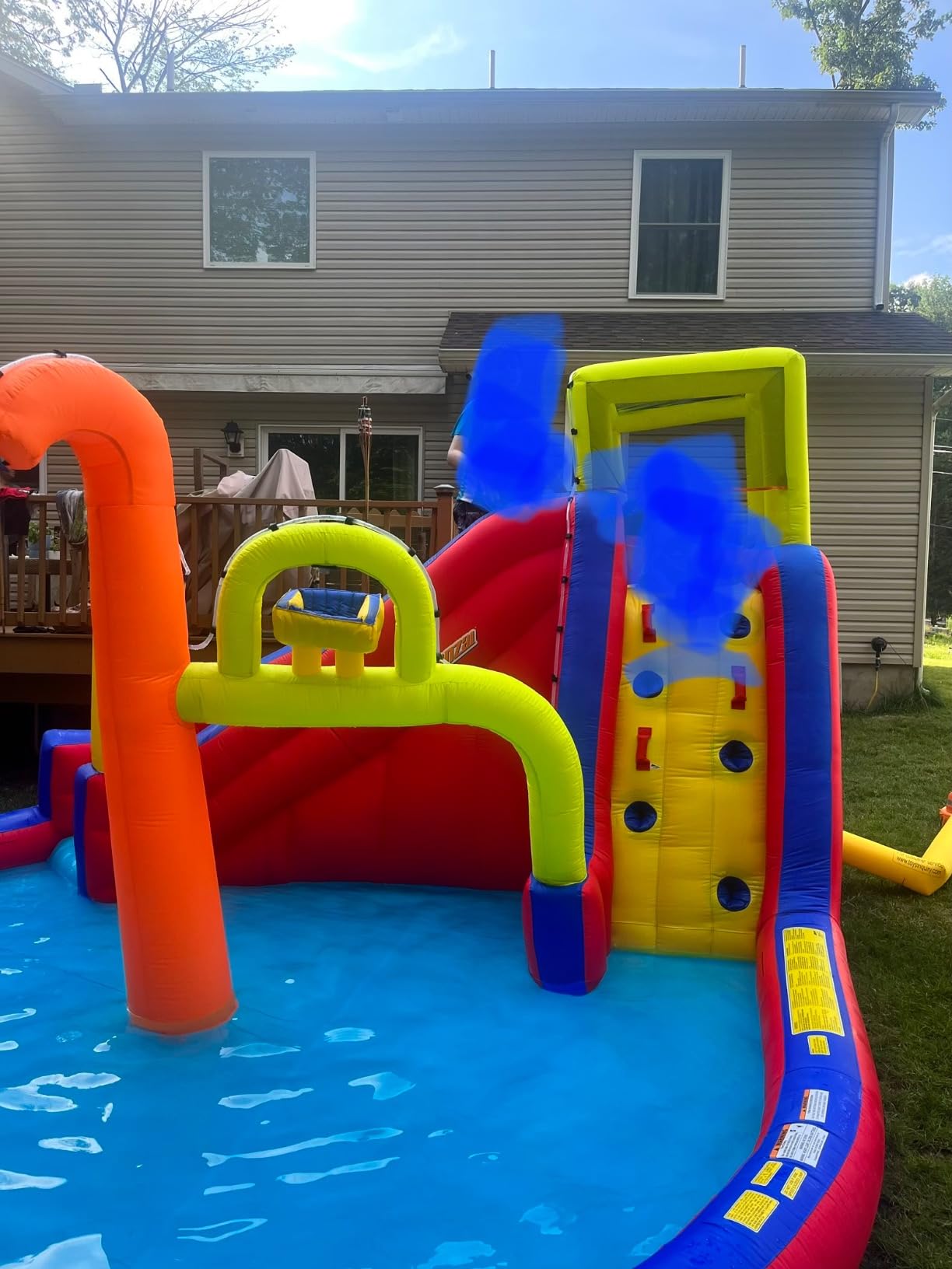 Amazon.com: BANZAI Drench Zone Water Park - with Soaker Bucket + Water ...