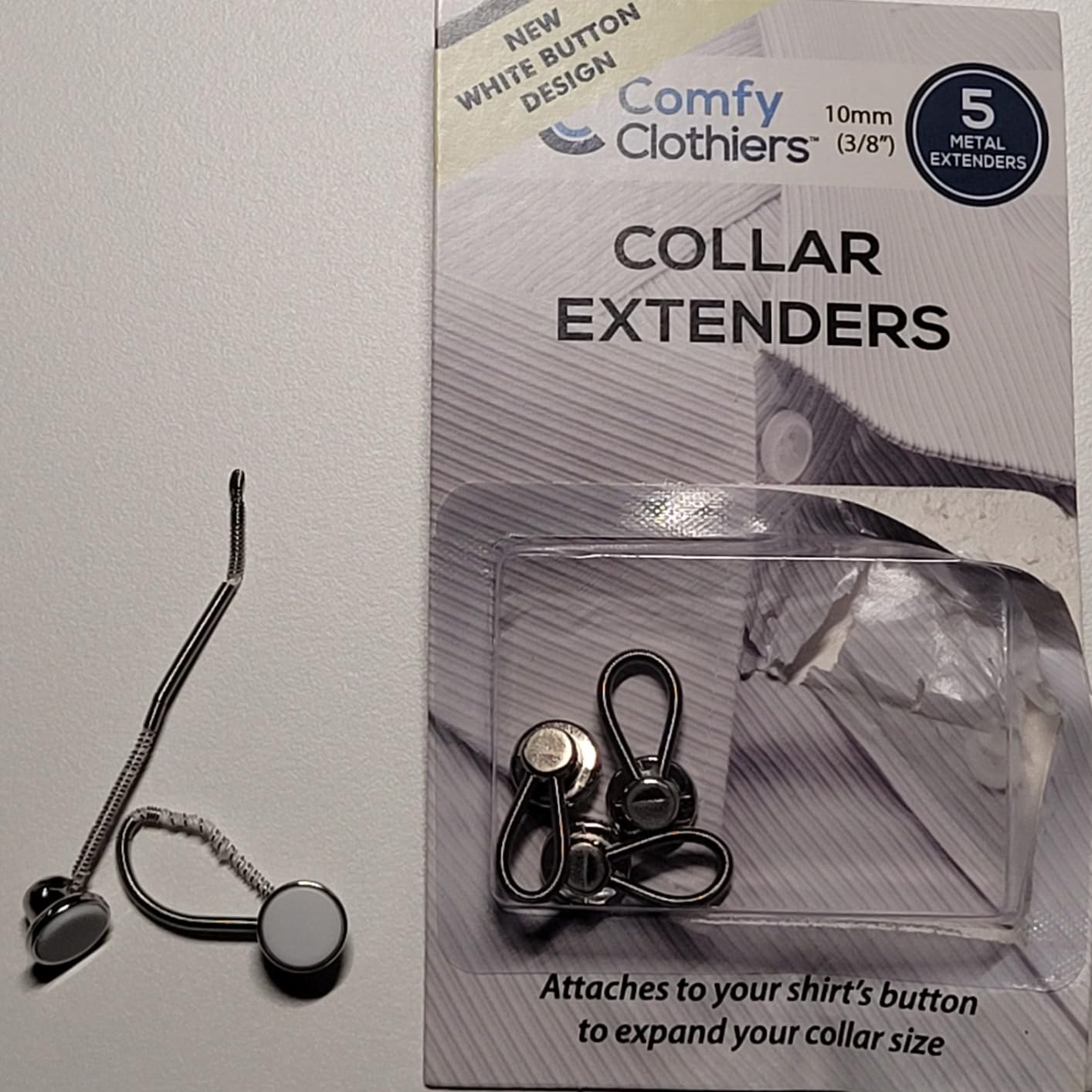 Amazon.com: Comfy Clothiers Collar Extender - Men and Women's Shirt ...