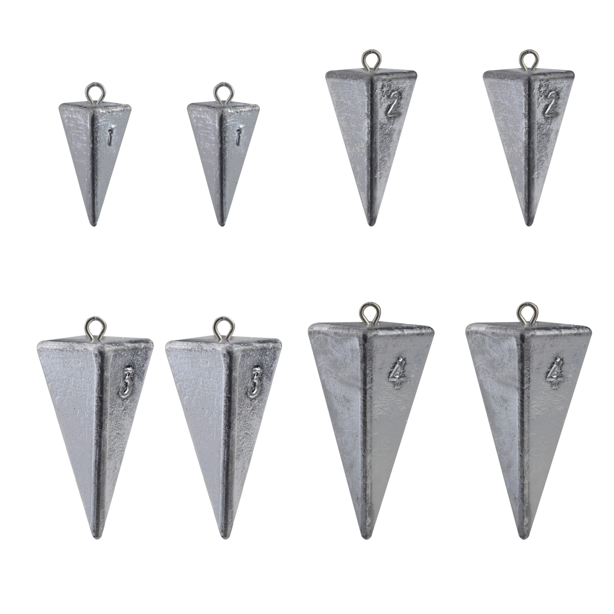 Pyramid Sinkers Fishing Weights Saltwater Fishing Sinker Weight Catfish ...